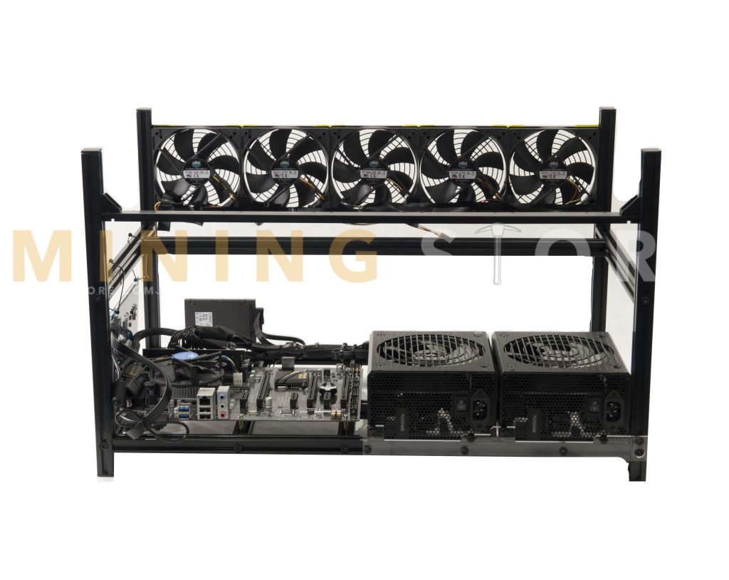 6 GPU Mining Rig Kit (no GPUs) | Frame Only | Mining Rigs Frames