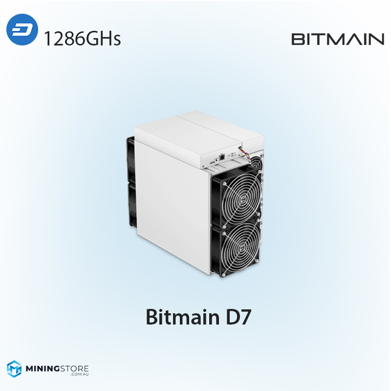 BITMAIN Antminer D7 (1286 GH/s) | https://miningstore.com.au/